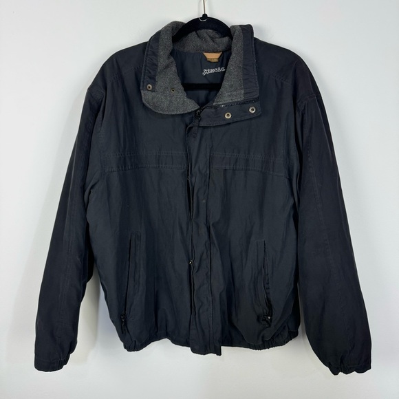 St. John's Bay | Jackets & Coats | St Johns Bay Black Full Zip Bomber ...